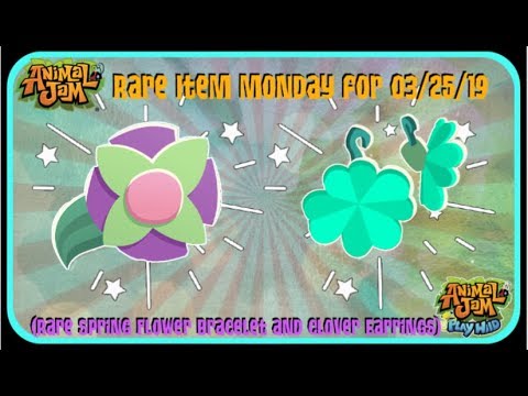 ANIMAL JAM: Rare Item Monday for 03/25/19 (Rare Spring Flower Bracelet ...