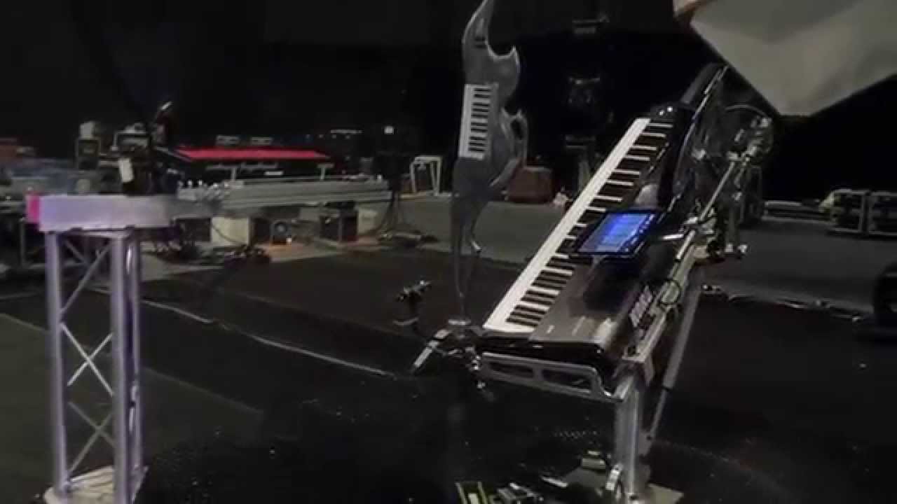 Jordan Rudess Tour Rigs&Keyboard stand - YouTube