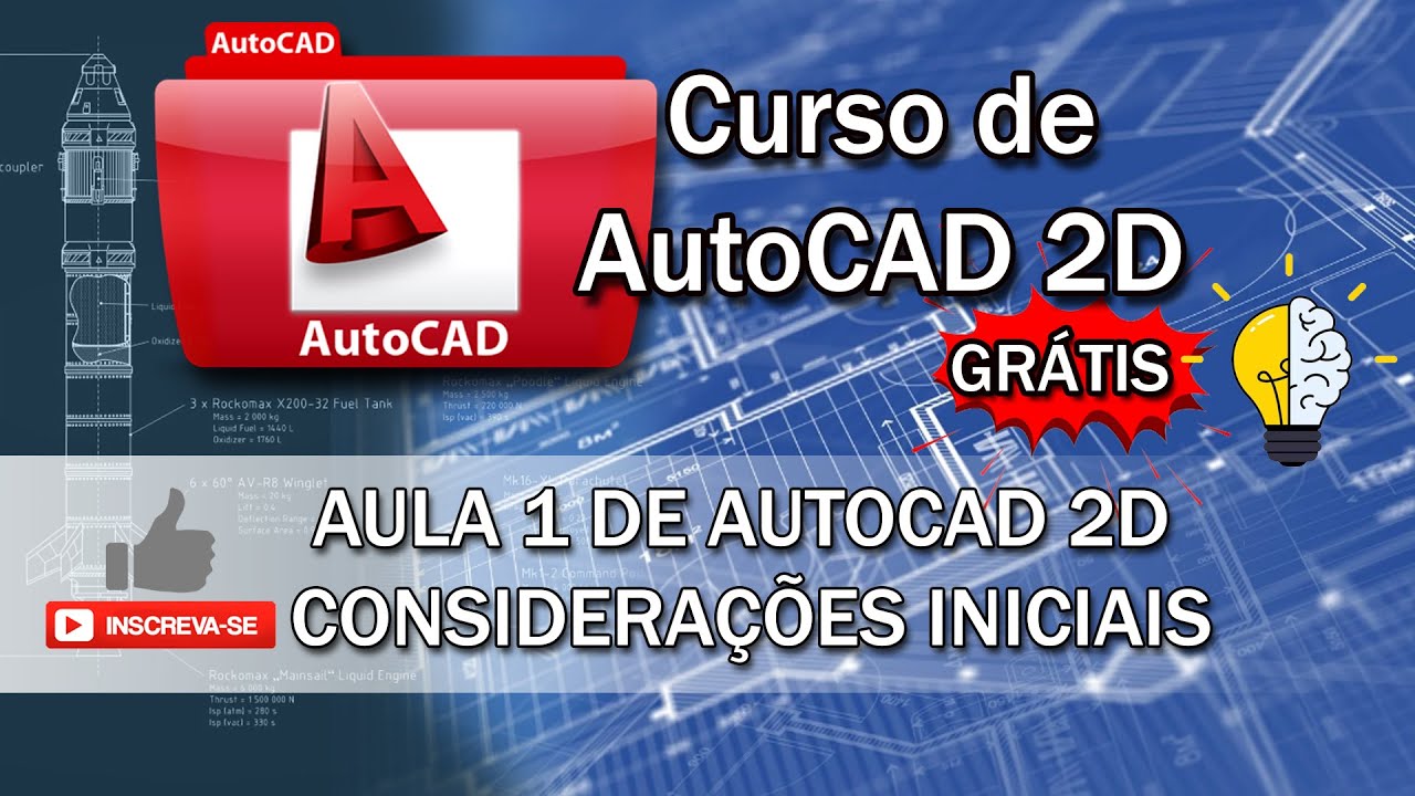Como desenhar no AutoCAD - Aula Inicial - Aula 1 do Curso de AutoCAD 2D ...