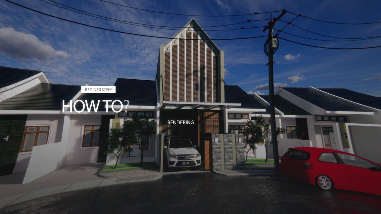 How To Rendering Scene ( Siang & Malam ) - YouTube