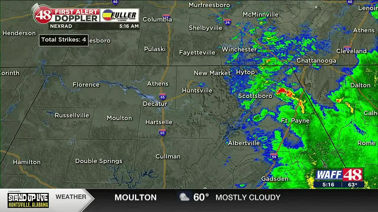 WAFF 5 a.m. Wednesday weather forecast - YouTube