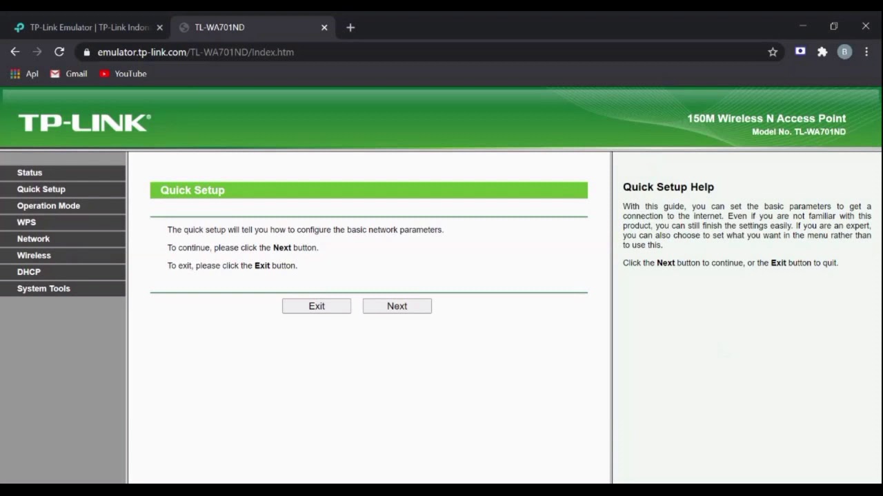 Tugas TEJABELU menjelaskan beberapa fungsi TP LINK Emulator - YouTube