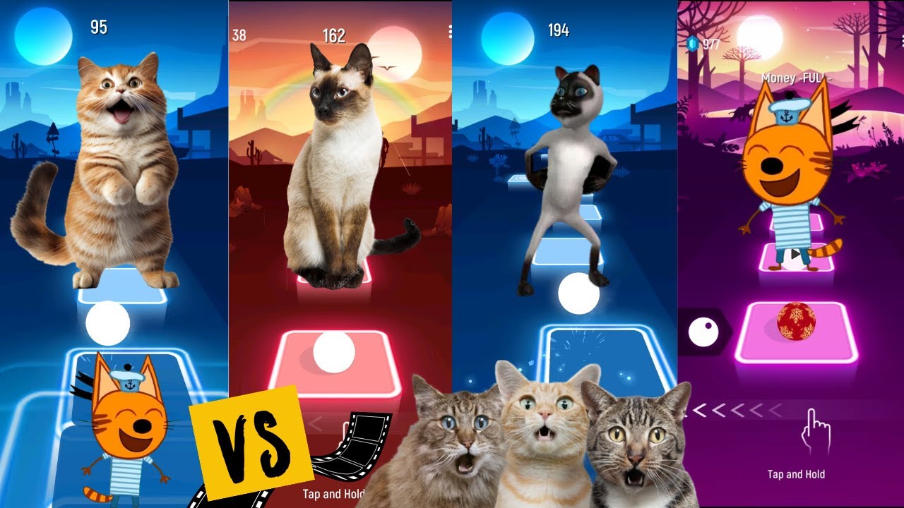 Cute cats tiles hop edm rush | WEDNESDAY LADY GAGA BLOODY MARY and ...