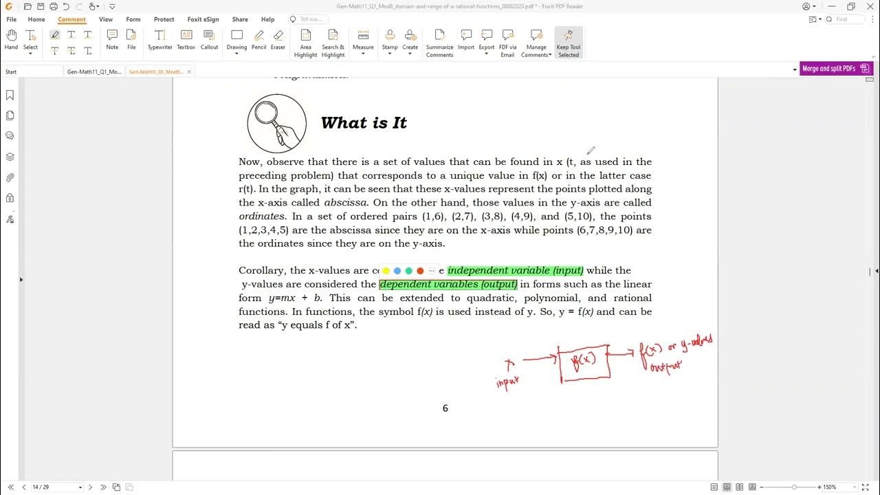 G11 General Mathematics Module 8 -- Domain and Range of Rational ...
