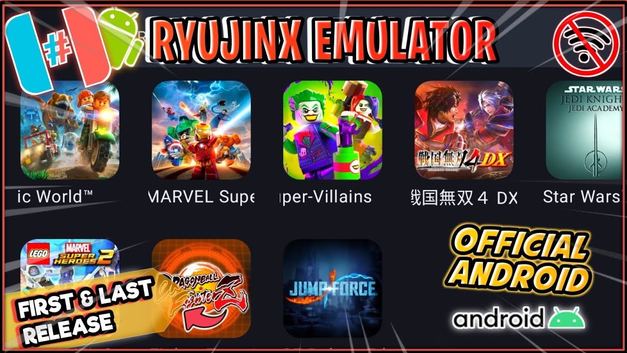 RELEASE!! Ryujinx Emulator Official Android Review & Test Performance ...