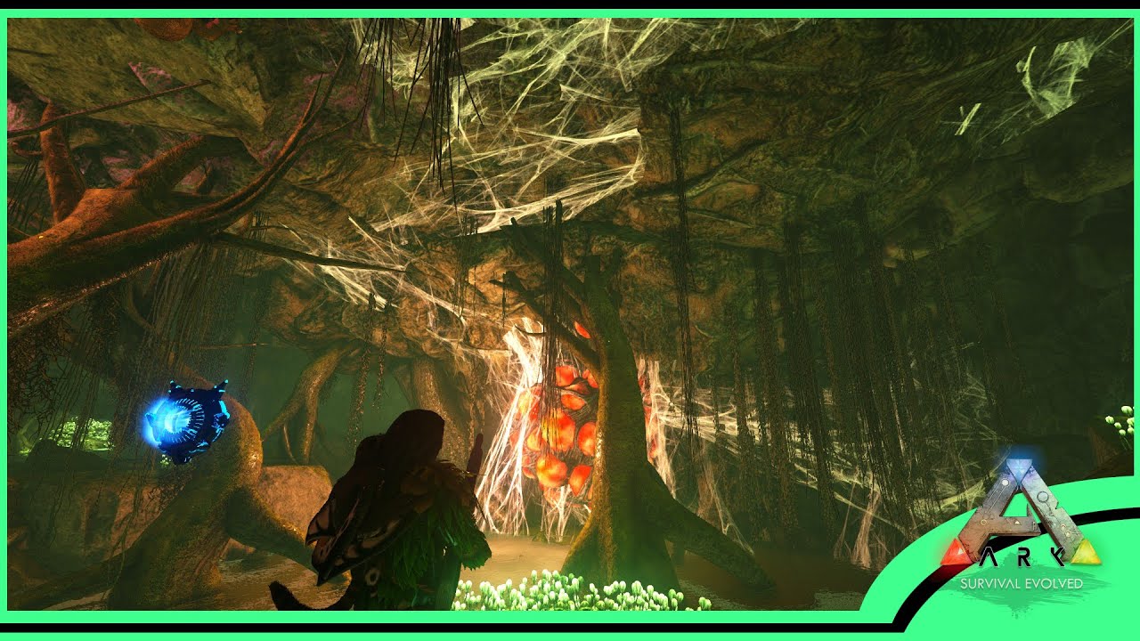 Omg So Many Spiders In The Swamp CAVE!!!!! - Ark Survival Evolved [Ep ...