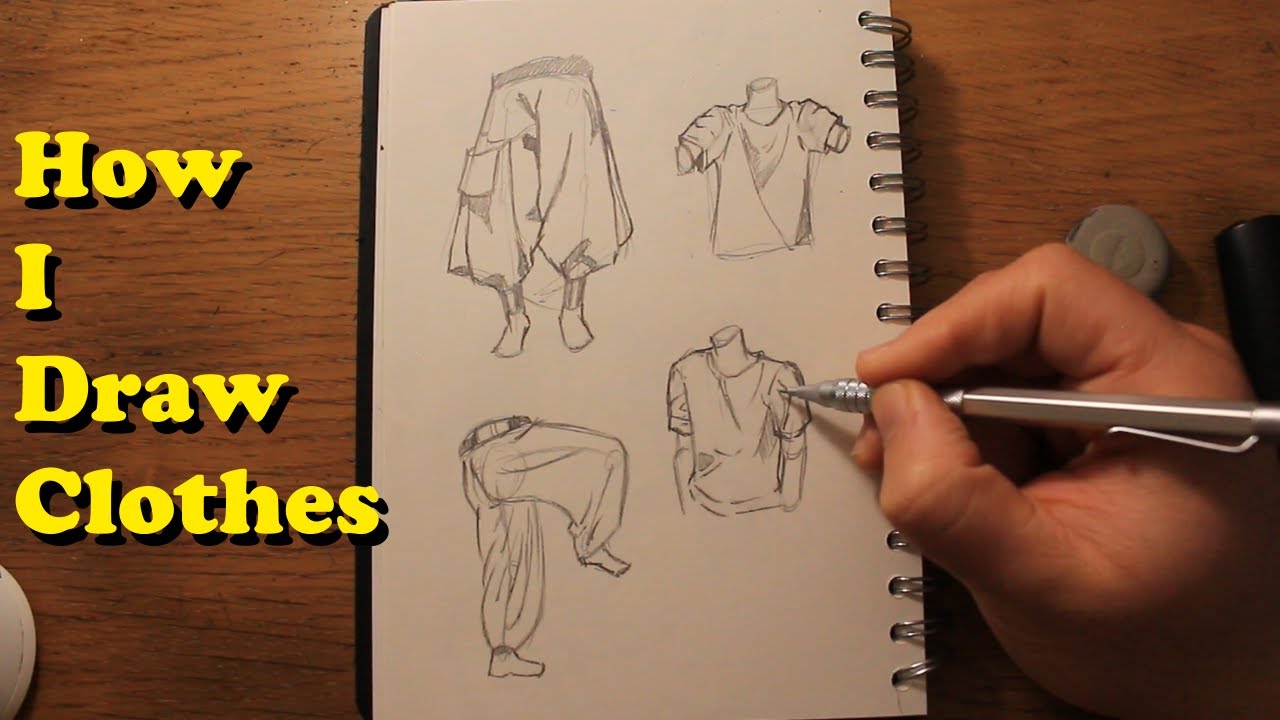 This is HOW I'm Learning to Draw Clothes - YouTube