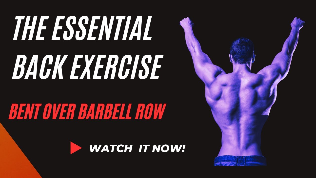 The ESSENTIAL Back Exercise - The Bent Over Row - YouTube