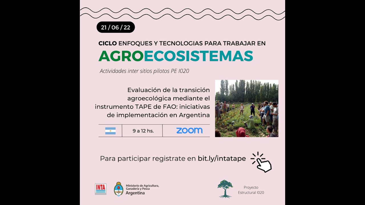 Evaluación de la transición agroecológica mediante el instrumento TAPE ...