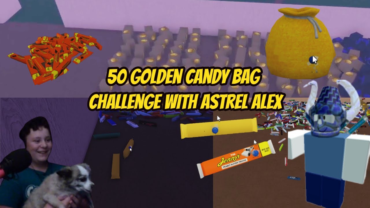 50 Golden Candy Bag Challenge With @astrelalex8360! | Lumber Tycoon 2 ...