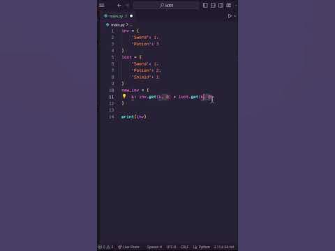 Python Dictionary Aggregation?? #python #programming #coding - YouTube