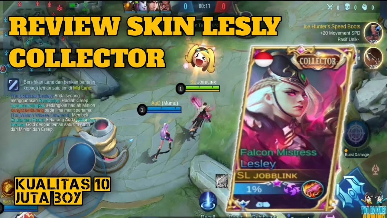 REVIEW SKIN COLLECTOR LESLEY FALCON MISTRESS - YouTube