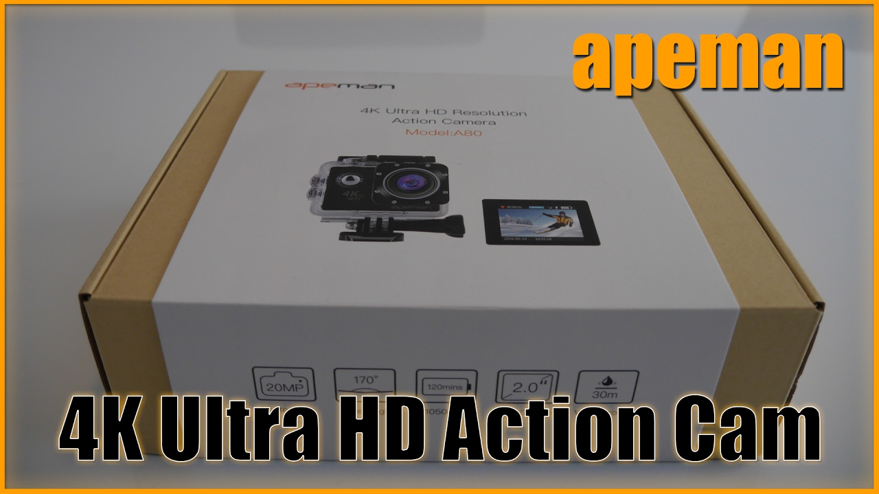Apeman 4K Ultra HD Action Cam | Unboxing | Zubehör | Testaufnahmen ...