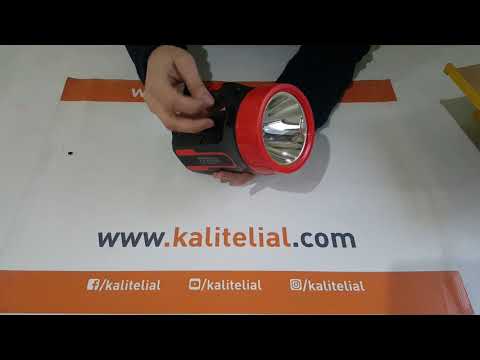 Siler Toss St 2228 Şarjlı El Feneri Projektör - www.kalitelial.com