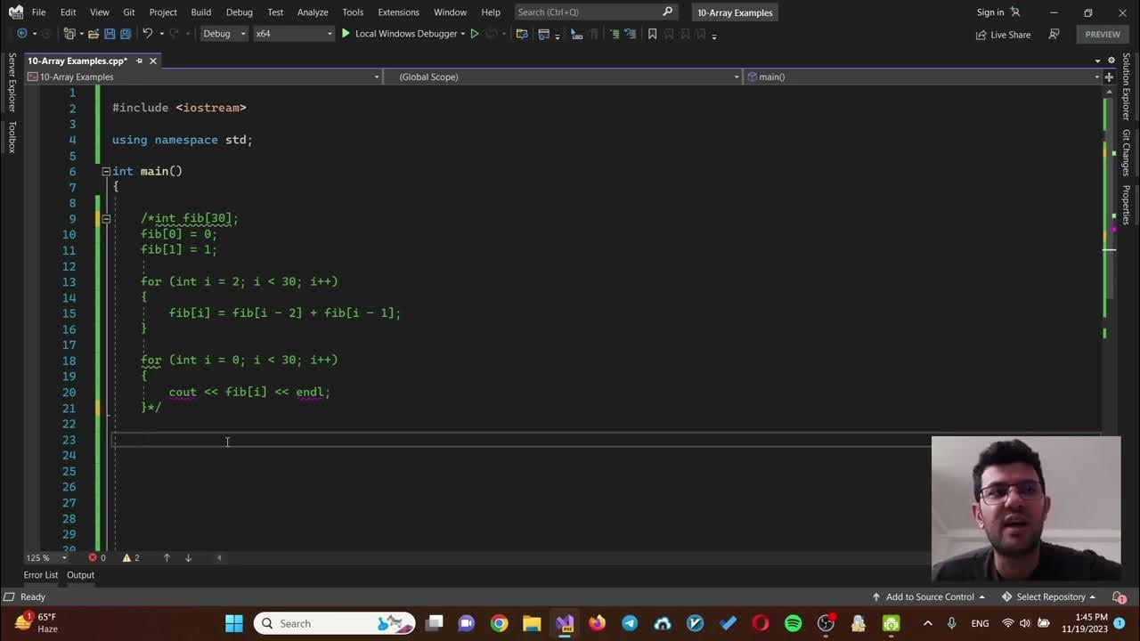 10-Arrays-Examples - YouTube