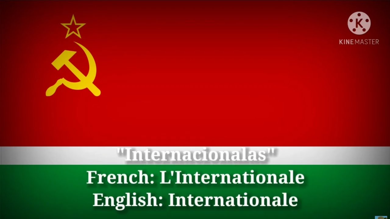 Internacionalas - L'Internationale, The Internationale (Lithuanian Lyr ...