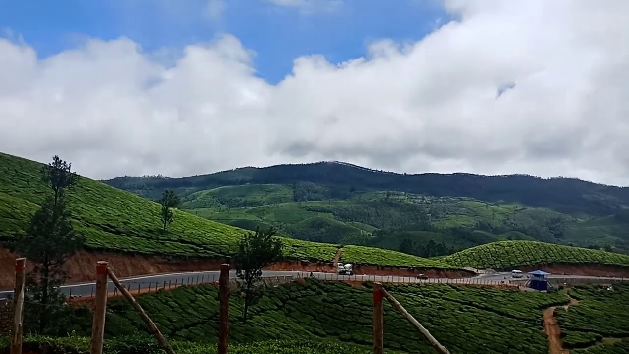 Full 360 degree Green view in Munnar - YouTube
