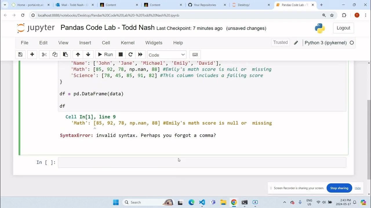 Working with Pandas Code Lab - YouTube