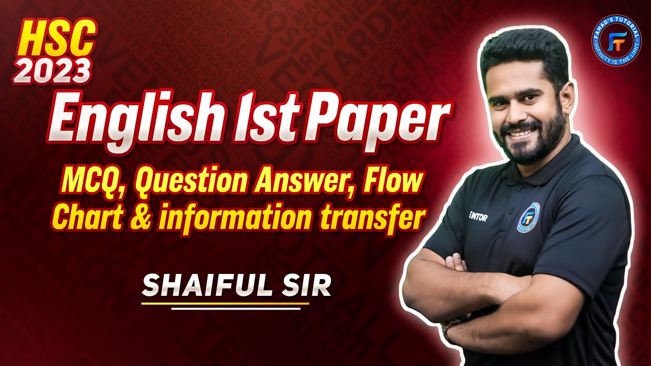 HSC 2023 - English 1st paper এর MCQ, Question answer, flow chart and ...