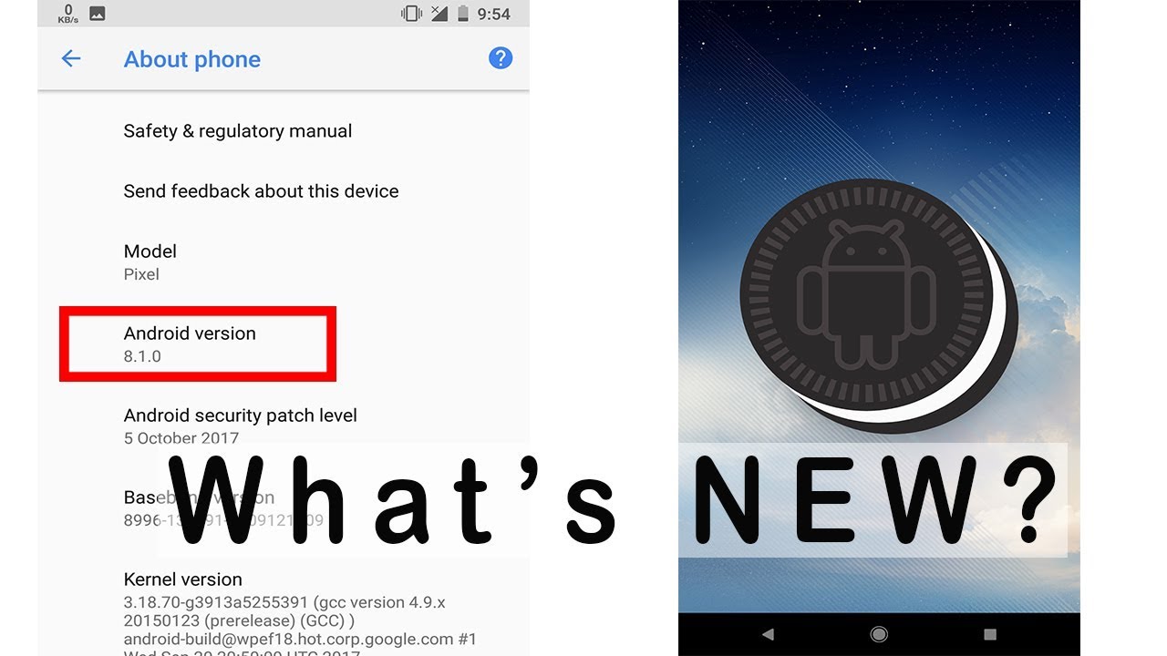 Android 8.1....What's NEW? - YouTube