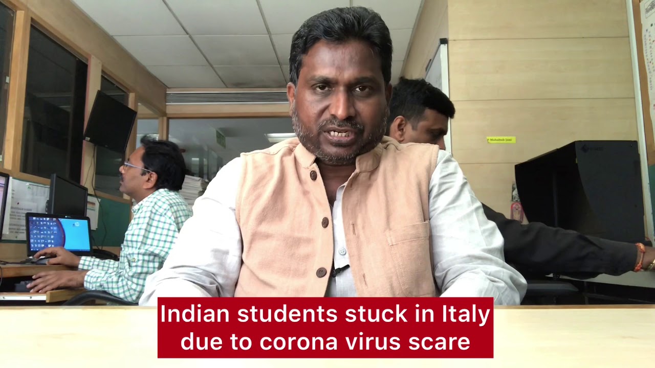 Indian students stuck in Italy - YouTube