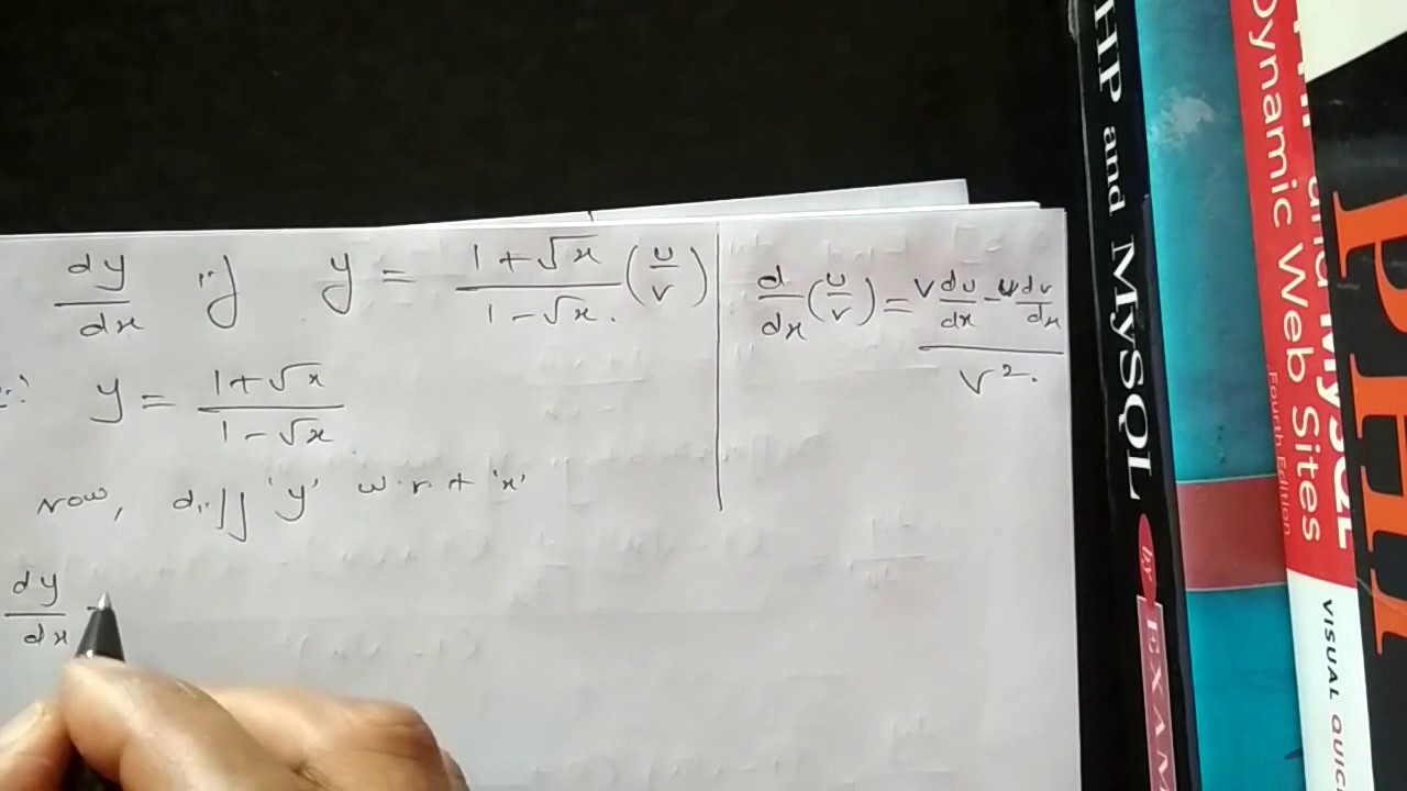 DERIVATIVES OF U BY V FORMS - YouTube
