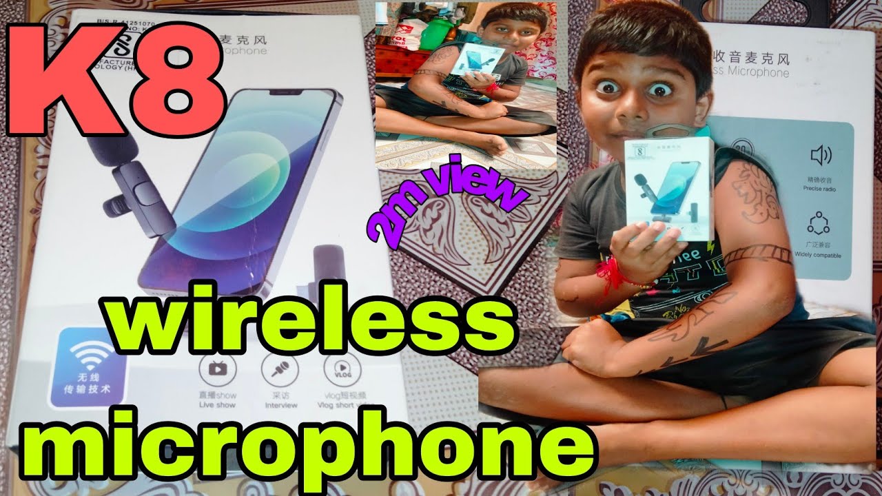K8 wireless microphone|🔥🎙️(k8)I phone 🤳 Android 📲 all phone connecting ...