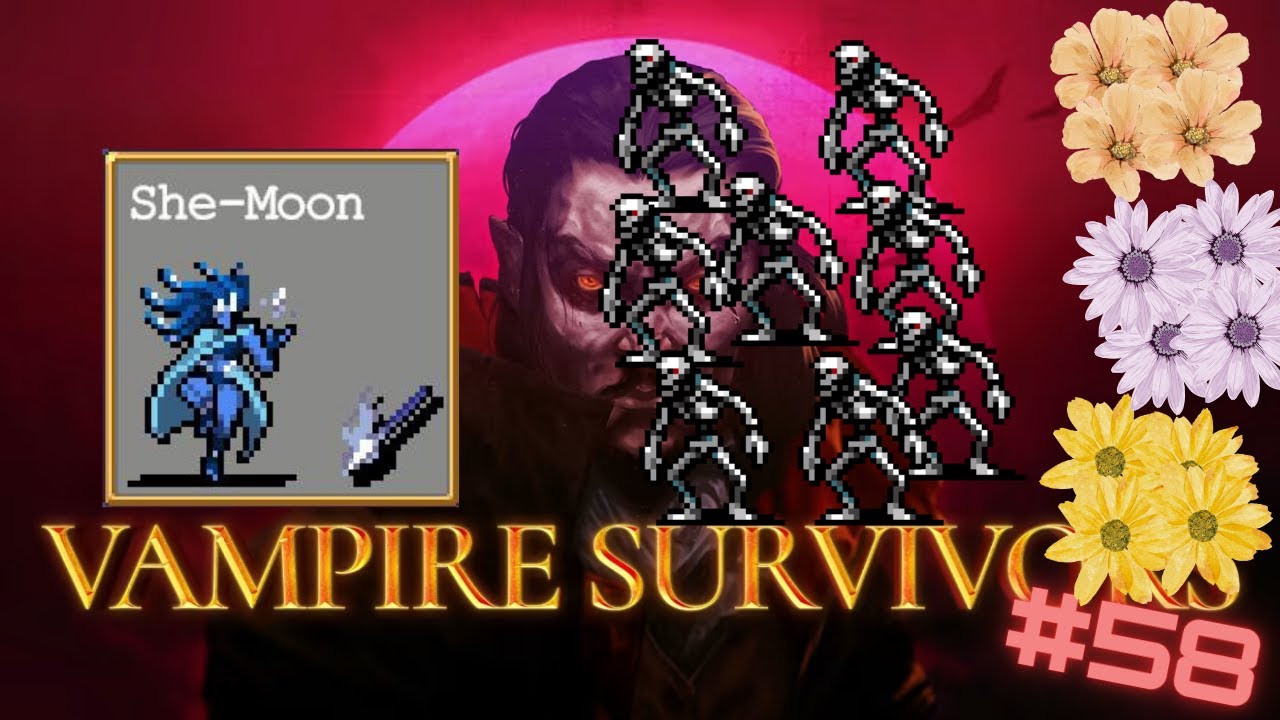 Flowers in the BONE ZONE!! - Vampire Survivors - YouTube