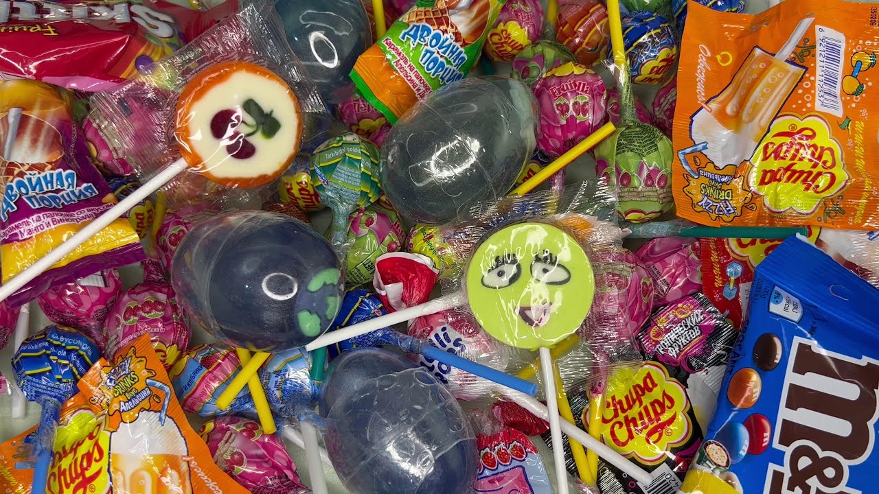Yummy Satisfying Video | Slime | ASMR Lollipop Unpacking - YouTube