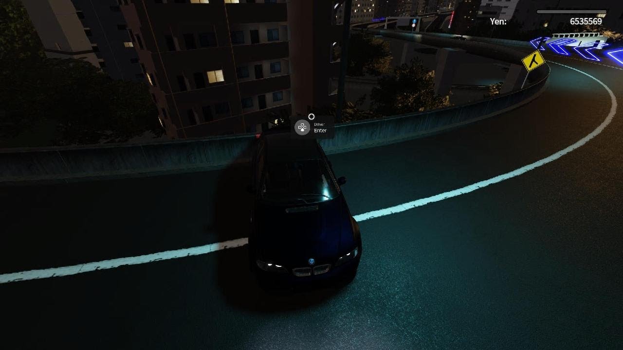 Midnight racing Tokyo e46 m3 csl highway time attack - YouTube