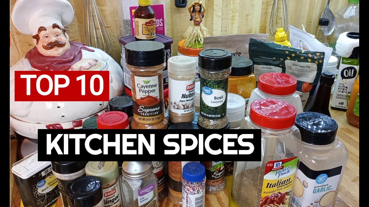 MY TOP 10 KITCHEN SPICES VR TO CHEF BUCK - YouTube