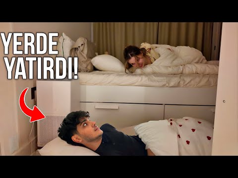 Sevgilimin Yeni Evin’de YATIYA KALDIM!! Melih Yıldırım | Sıla Beyoğlu 