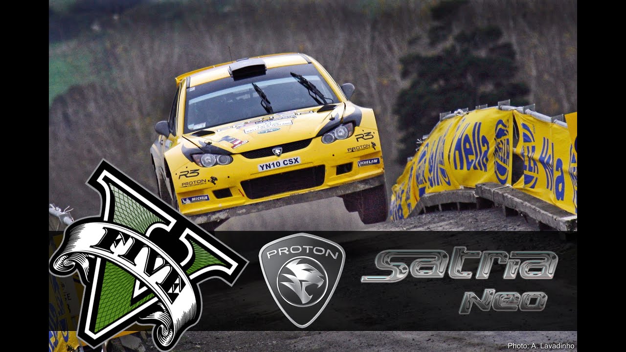 GTA V PC Mod Proton Satria Neo - YouTube