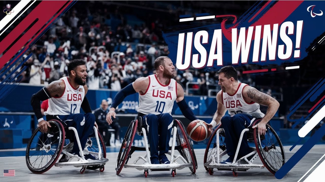 Team USA Men's Wheelchair Basketball Triumphs in 2024 Paralympics ...