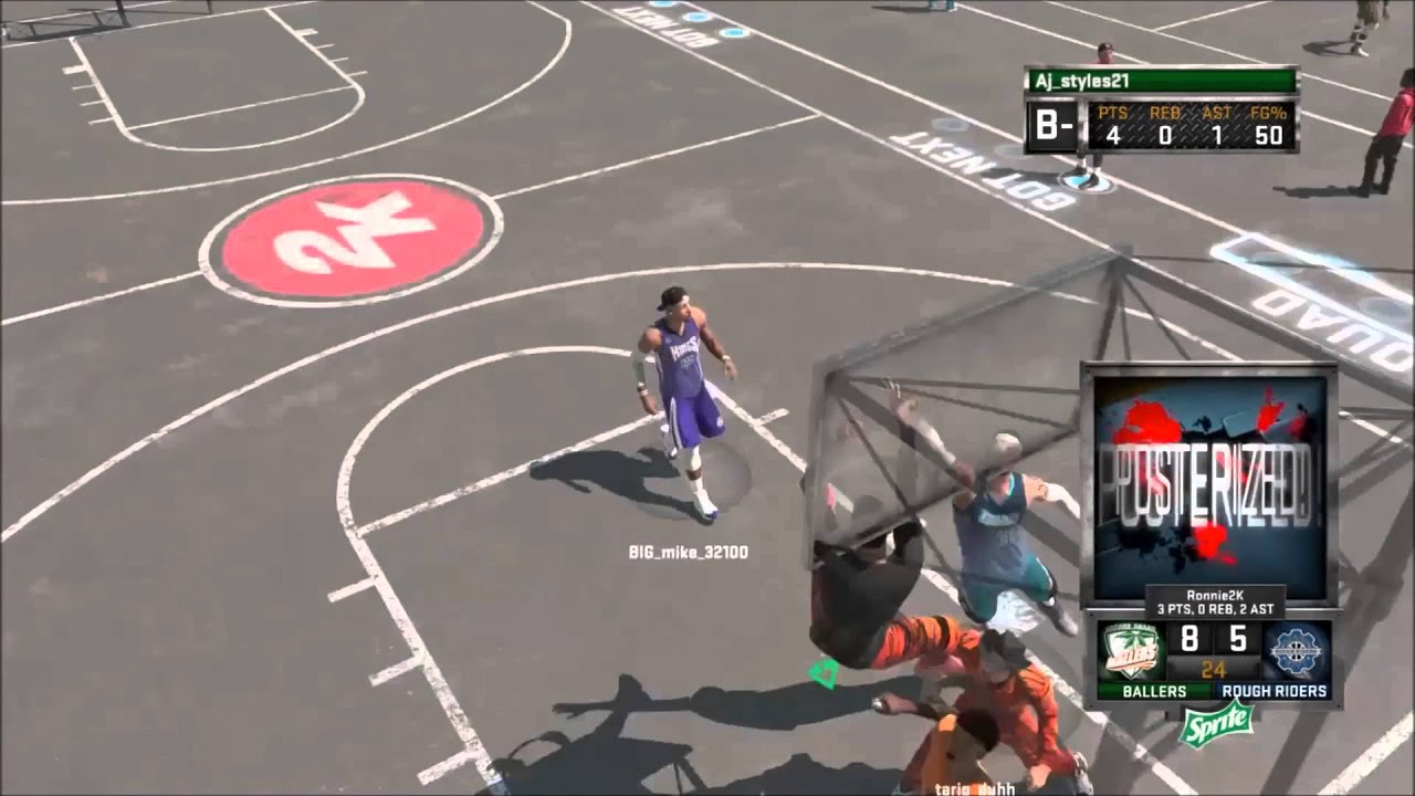 Ps4-NBA 2k15 MyPark Crew Battles OTF vs Ronnie2k Squad Full Game ...