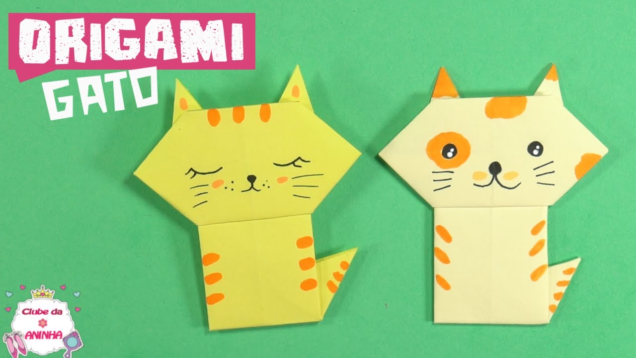 ORIGAMI Gato Cat - YouTube