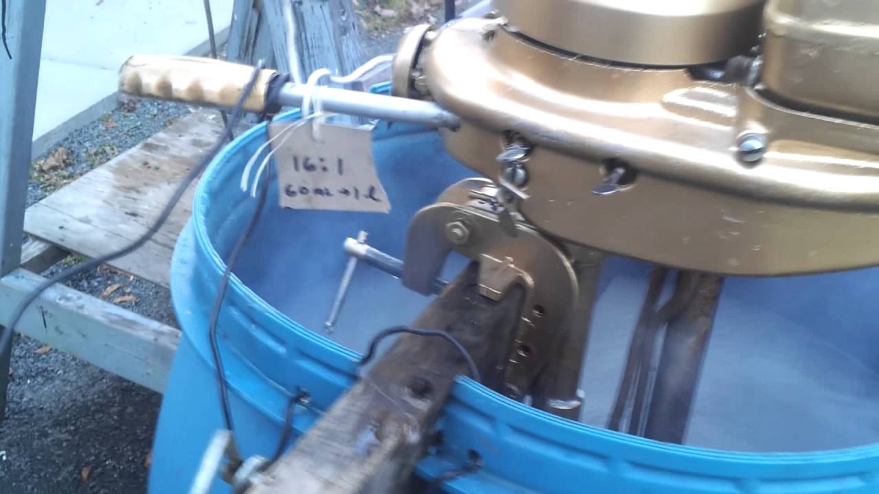 Neptune Outboard Engine Model WC1 - YouTube