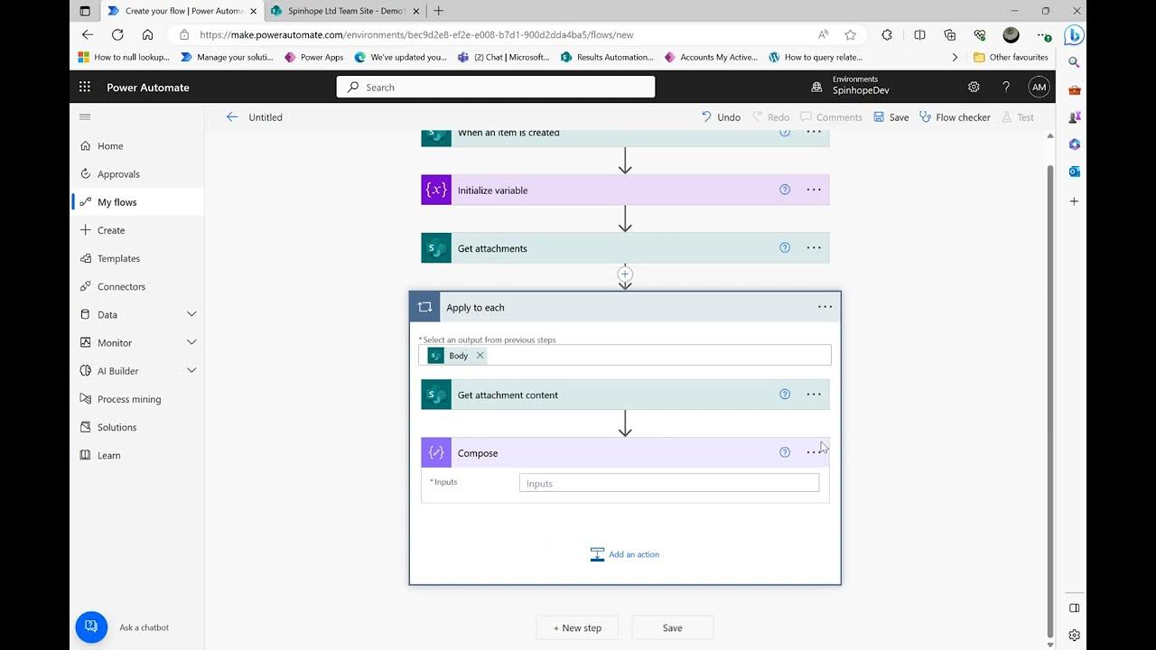Power Automate How To Retrieve Sharepoint List Attachments And Send Email Youtube