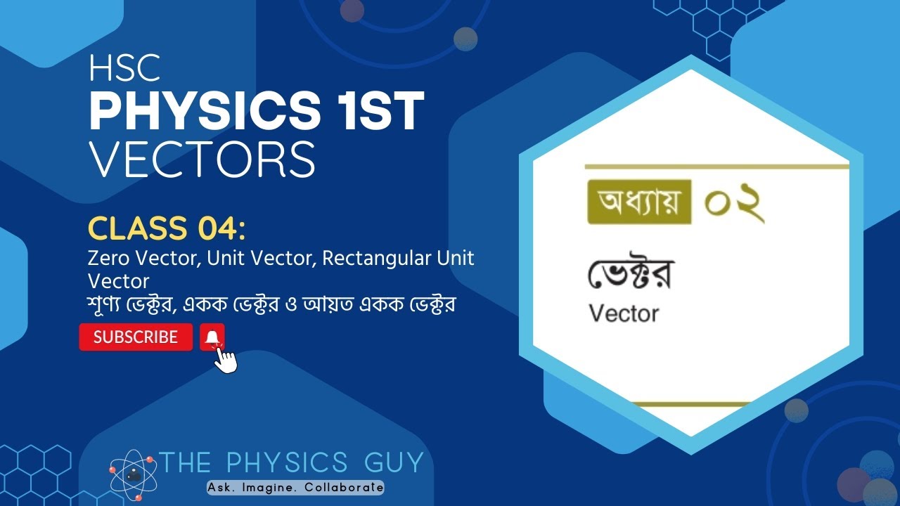 HSCPhysics1st| CH02Vector| Class 04| Null, Unit & Rectangular Unit ...