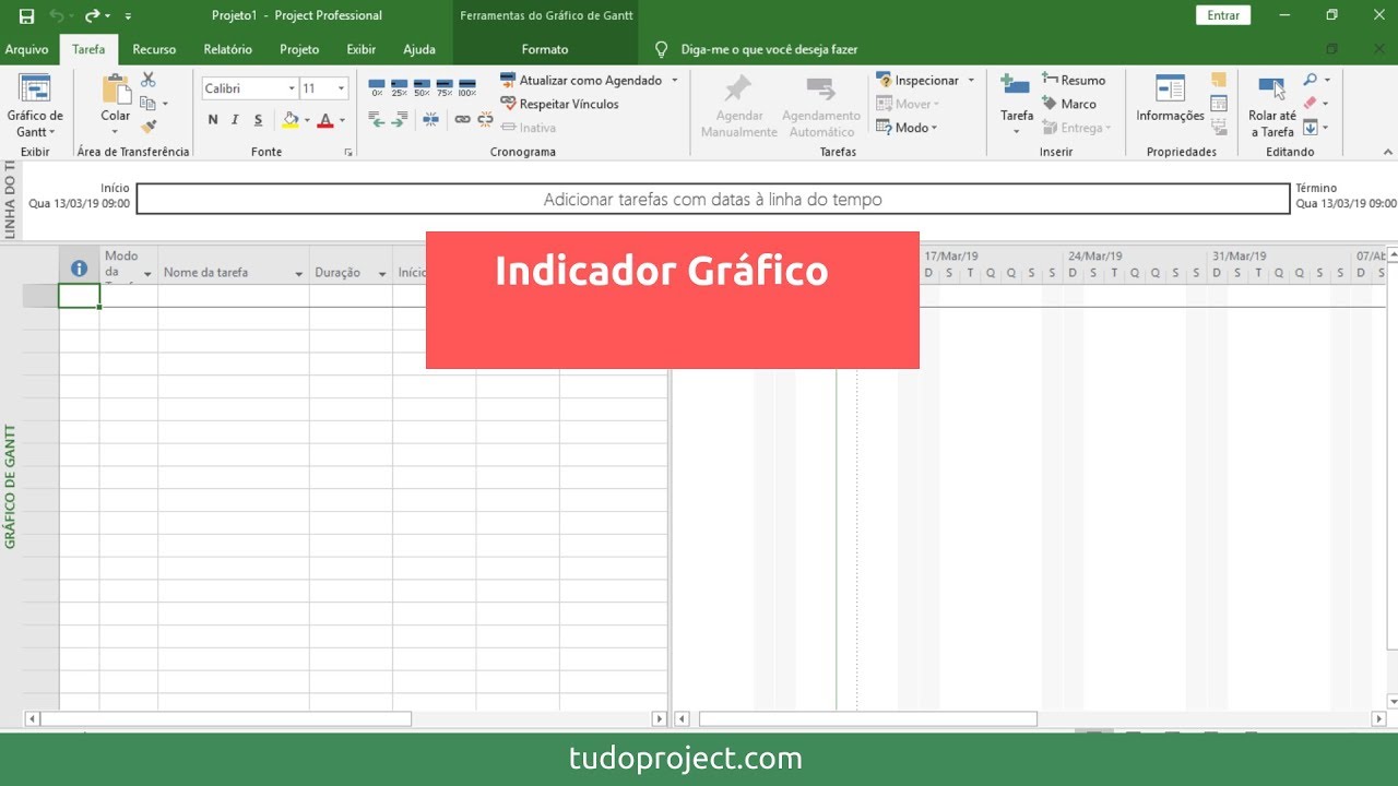 Indicador Gráfico | Microsoft Project 2016 - YouTube