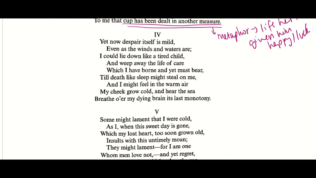 Stanzas Written In Dejection, Near Naples - Percy Shelley CIE Poetry ...