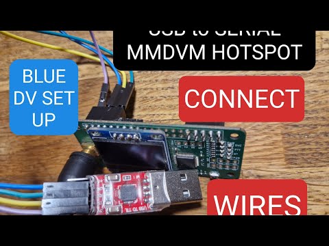 USB to SERIAL - MMDVM HAT Connection - Blue DV Settings - YouTube