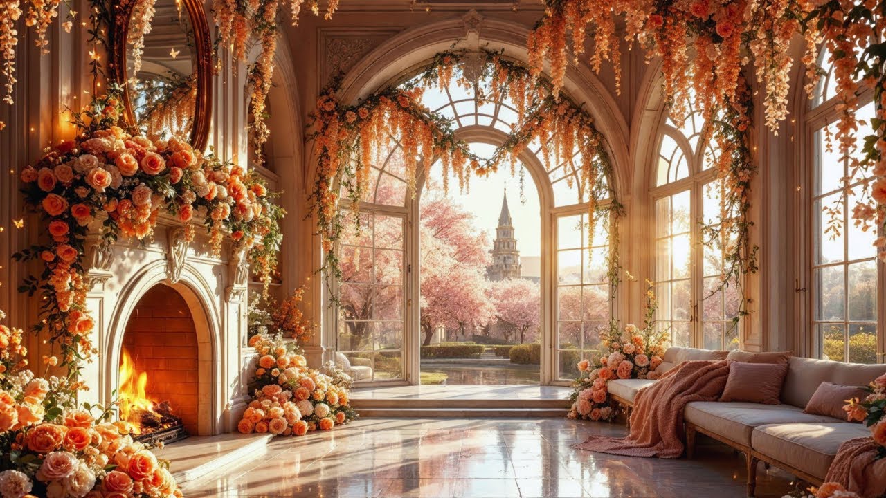 Whispers of Spring Bring Serenity to Captive Library Ambience - YouTube