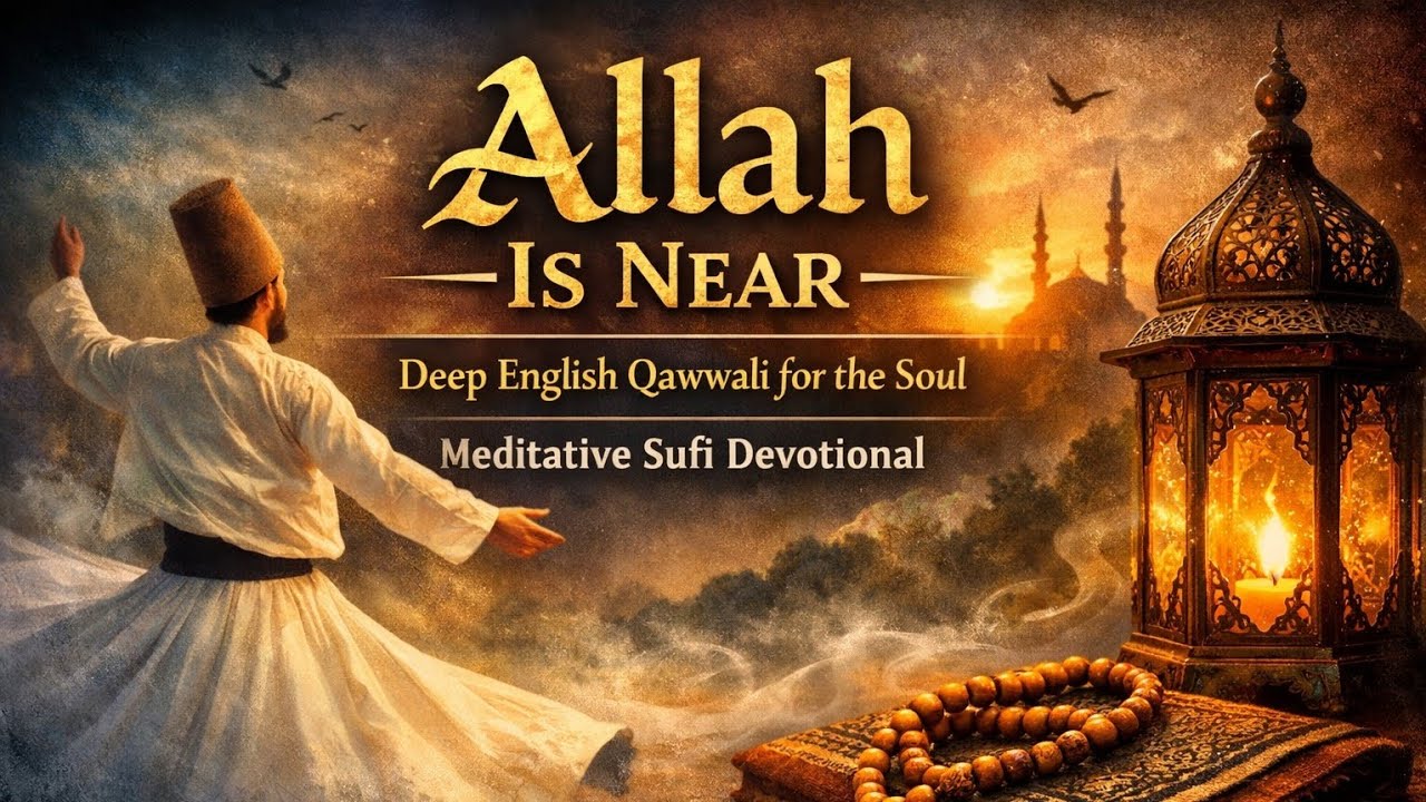 Allah Is Near | Deep English Qawwali for the Soul | Meditative Sufi ...