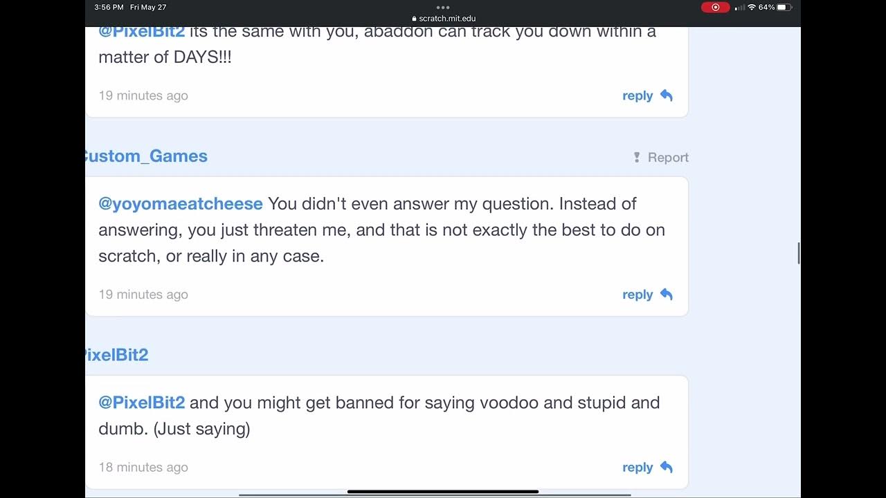 Unrecognizable world but it’s a scratch argument. - YouTube