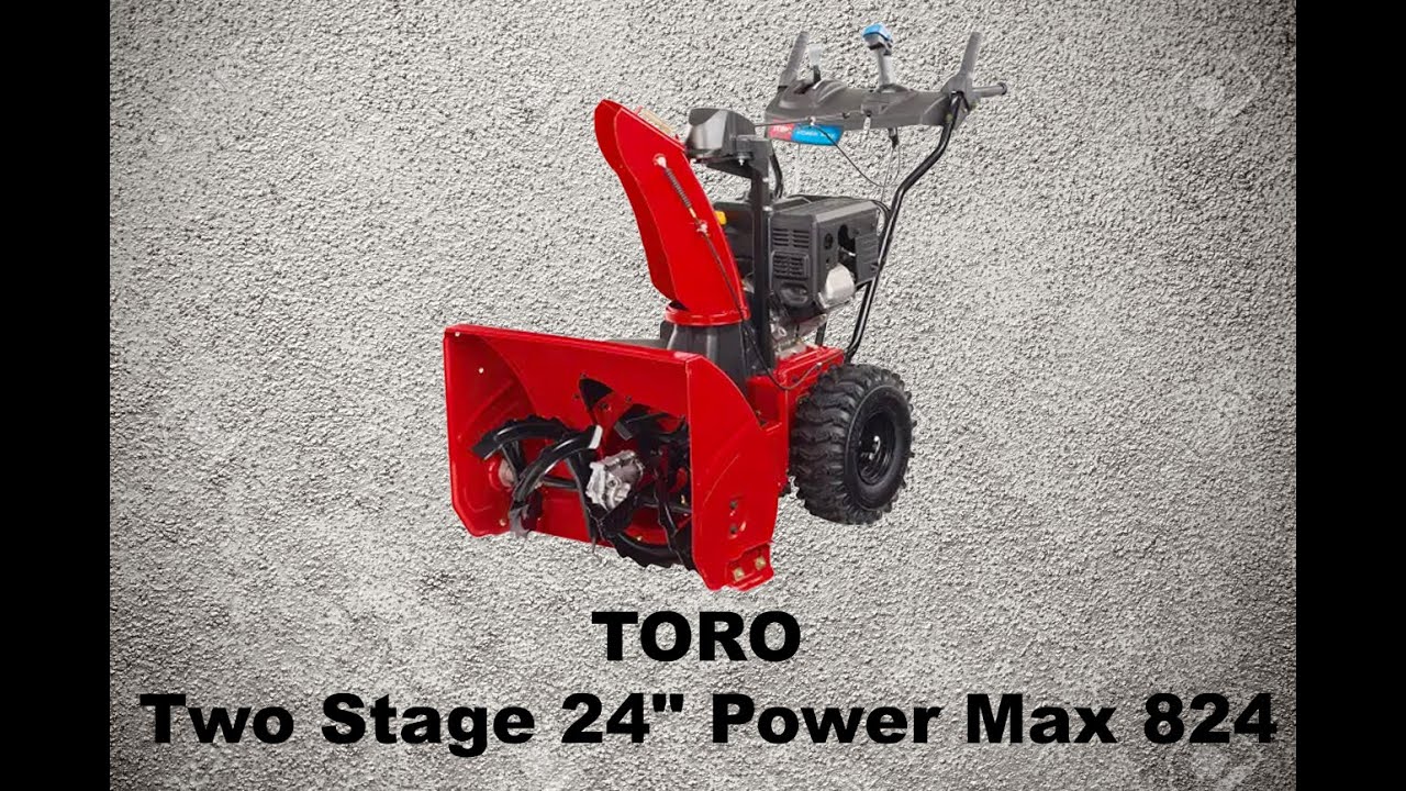 SNEAK PEAK | TORO TWO STAGE "24 POWER MAX 824 - YouTube
