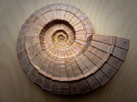Scroll Saw Shells - Ammonite 1 - YouTube