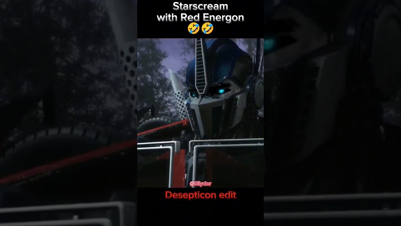 Starscream Red Energon 🤣 edit #transformers #edit #transformersprime ...
