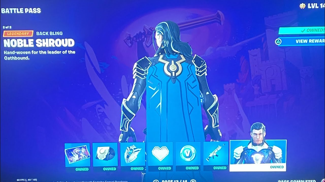 Fortnite gratis Noble Shroud (Backbling)(Cape)(Page 13)na Update 23.20 ...