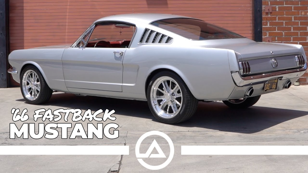 CLEAN '66 Mustang Fastback Restomod with 347 Stroker Motor - YouTube